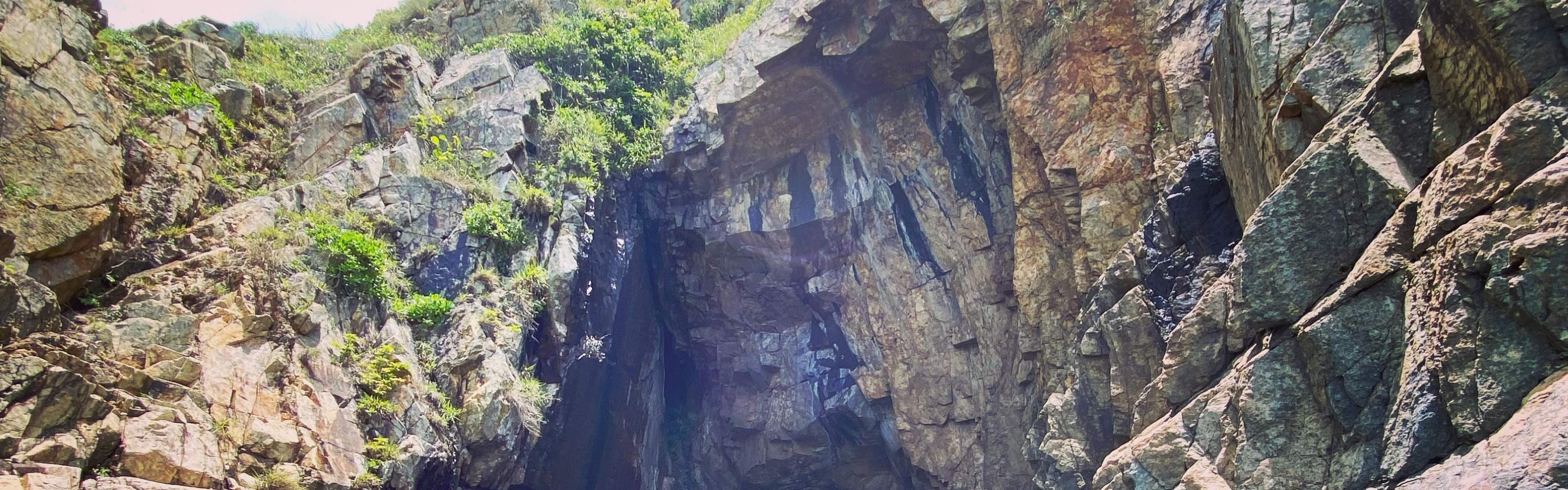 Hong Kong Tung Lung Island Kayak Tour to Explore the Unique Cave ...