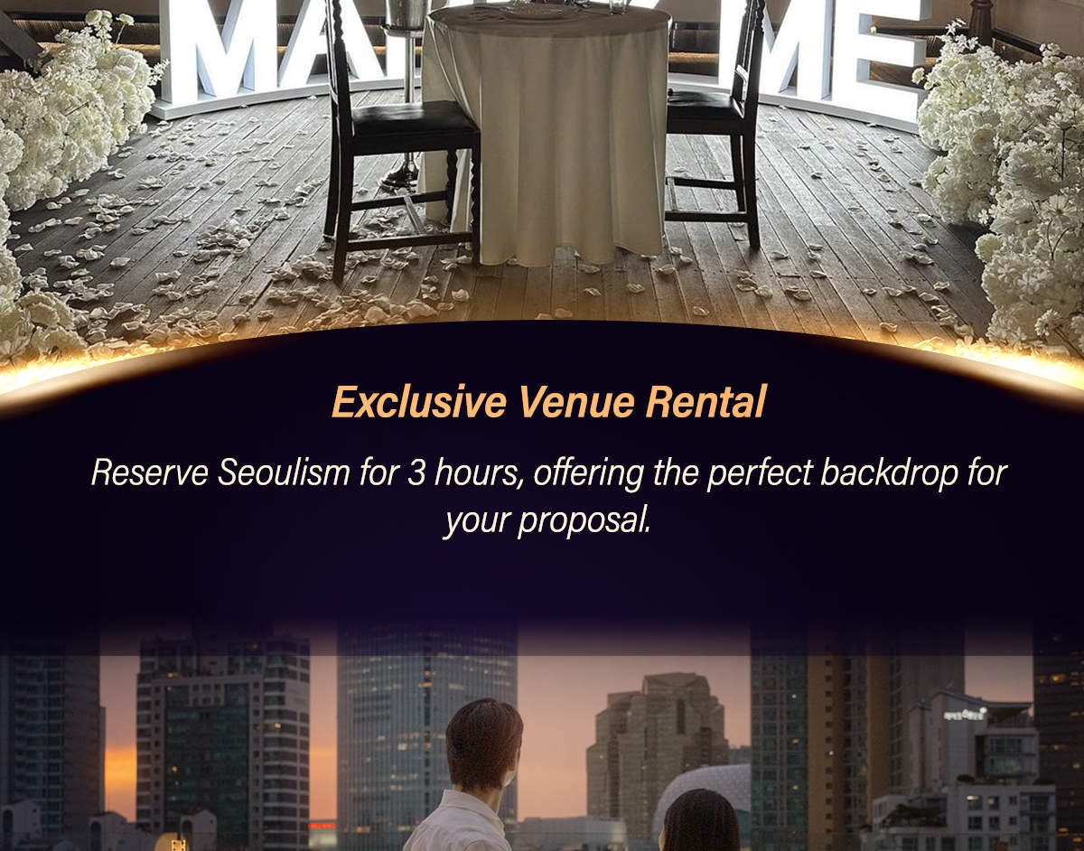 Romantic Rooftop Proposal Package at Seoulism - Klook India