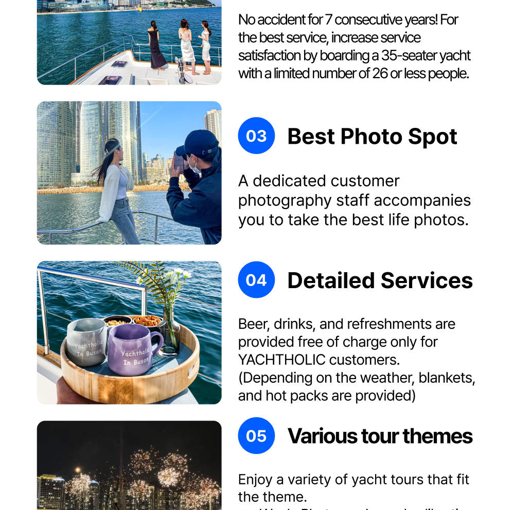 [Klook Discount] Luxury Yacht Experience in Busan (Photobook Free ...