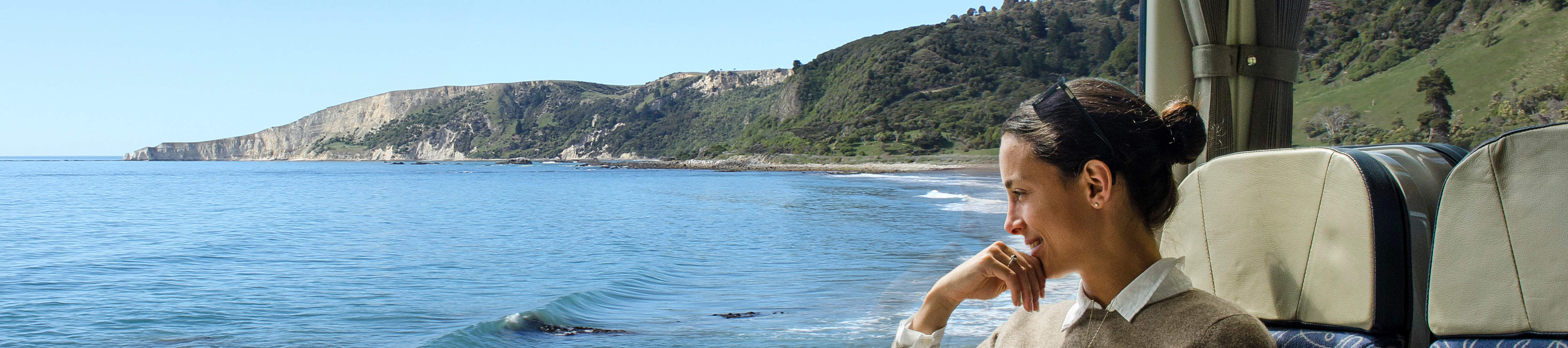 Tiket Kereta Pesisir Pasifik Antara Christchurch dan Picton, Selandia ...