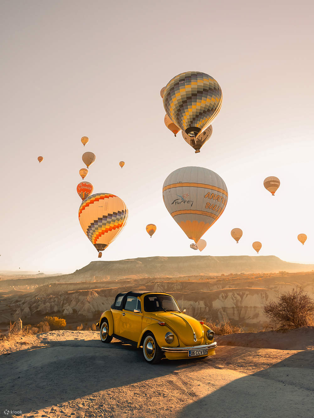Classic Car Tour Sunrise with Balloon or Sunset - Klook