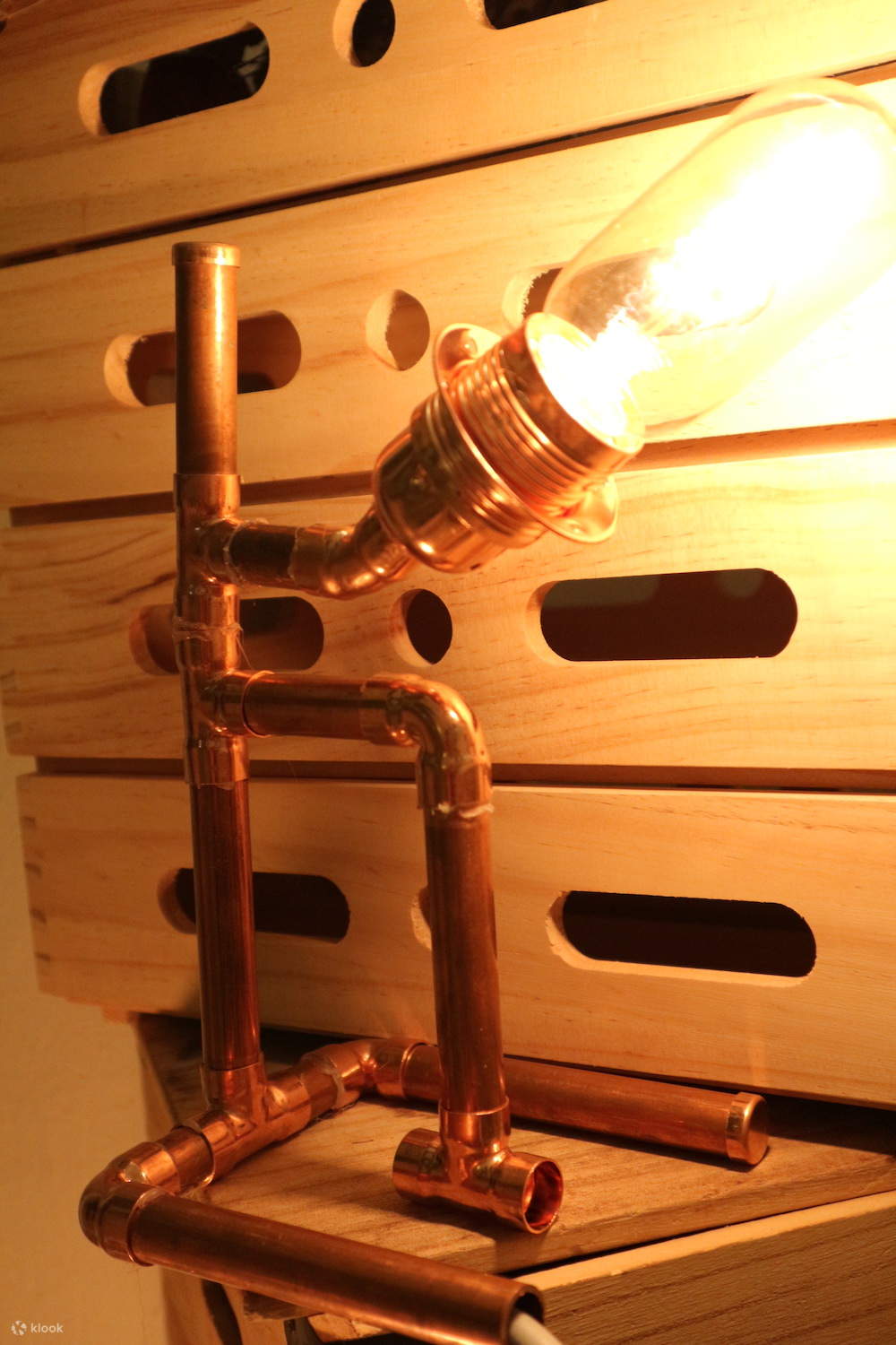 Myosotis Flower - Industrial Pipe Lamp workshop | Kwun Tong - Klook