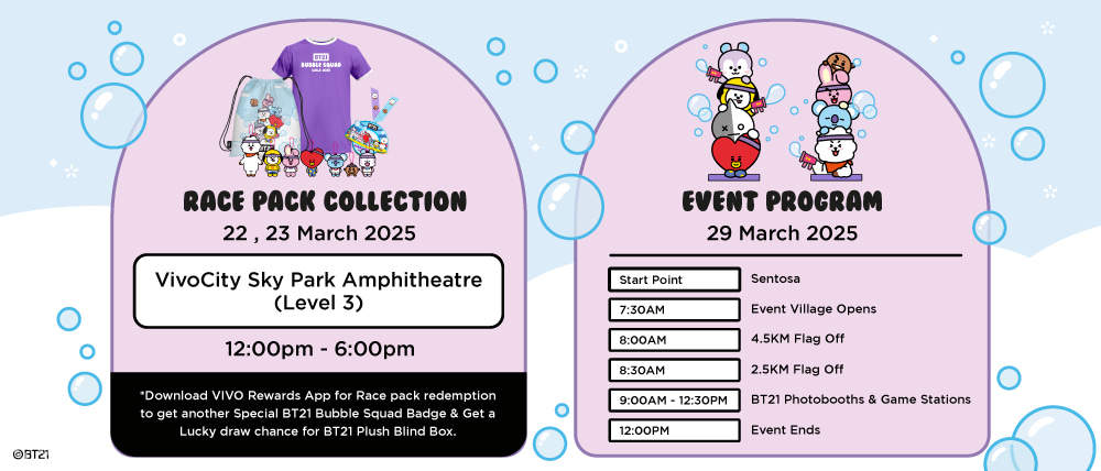 BT21 Bubble Squad Walk 2025 - Klook Stati Uniti