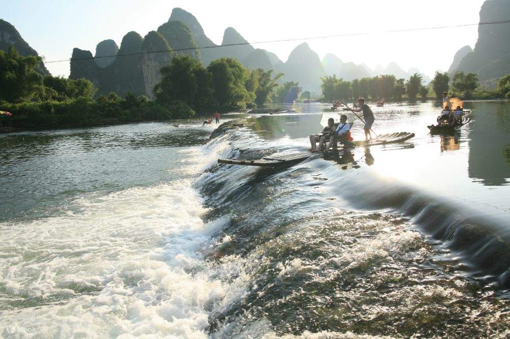 Guilin Li River + Yulong River Bamboo Raft + Impression Liu Sanjie Day ...