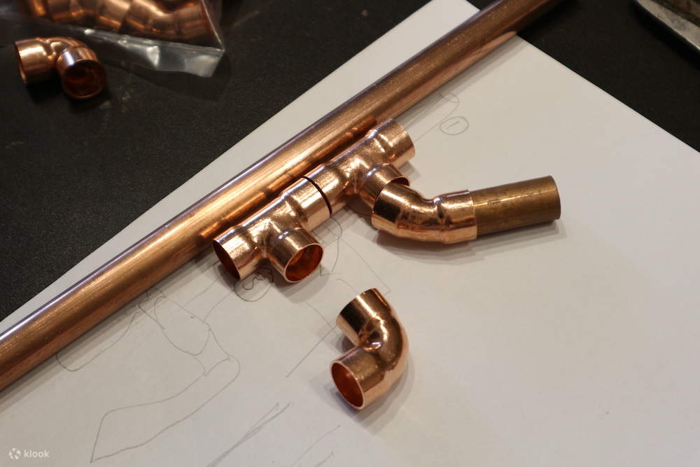 Myosotis Flower - Industrial Pipe Lamp workshop | Kwun Tong - Klook