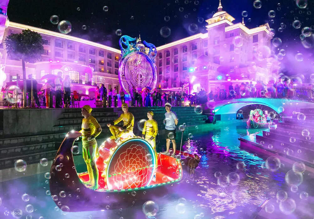 Experience Magic: Land of Legends Night Show with Roundtrip Transfer ...