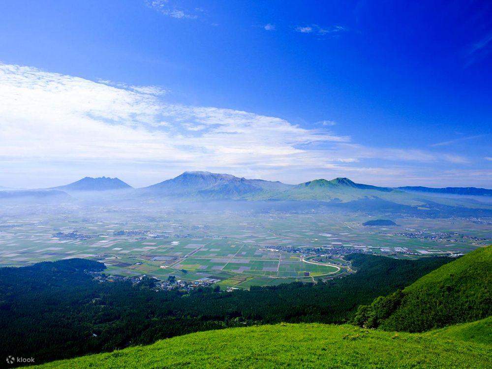 Aso Round Bus Tour | Daikanbo & Aso Shrine & Aso Nakadake Crater ...