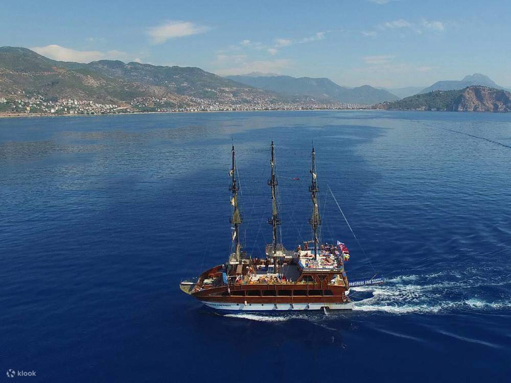 Enjoy an Amazing Alanya Catamaran Boat Tour with Lunch and Soft Drinks ...