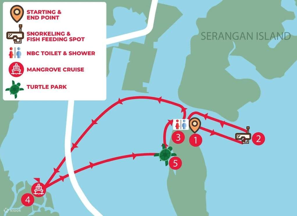 タートルアイランド・グラスボート・マングローブクルーズ体験（JTBインドネシア提供） | Klook