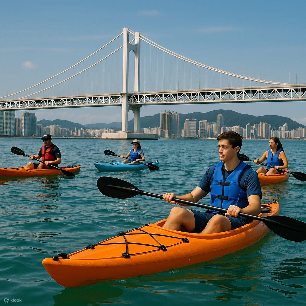 Experiencia en kayak con vistas al Puente Diamante en Gwangalli - Klook ...