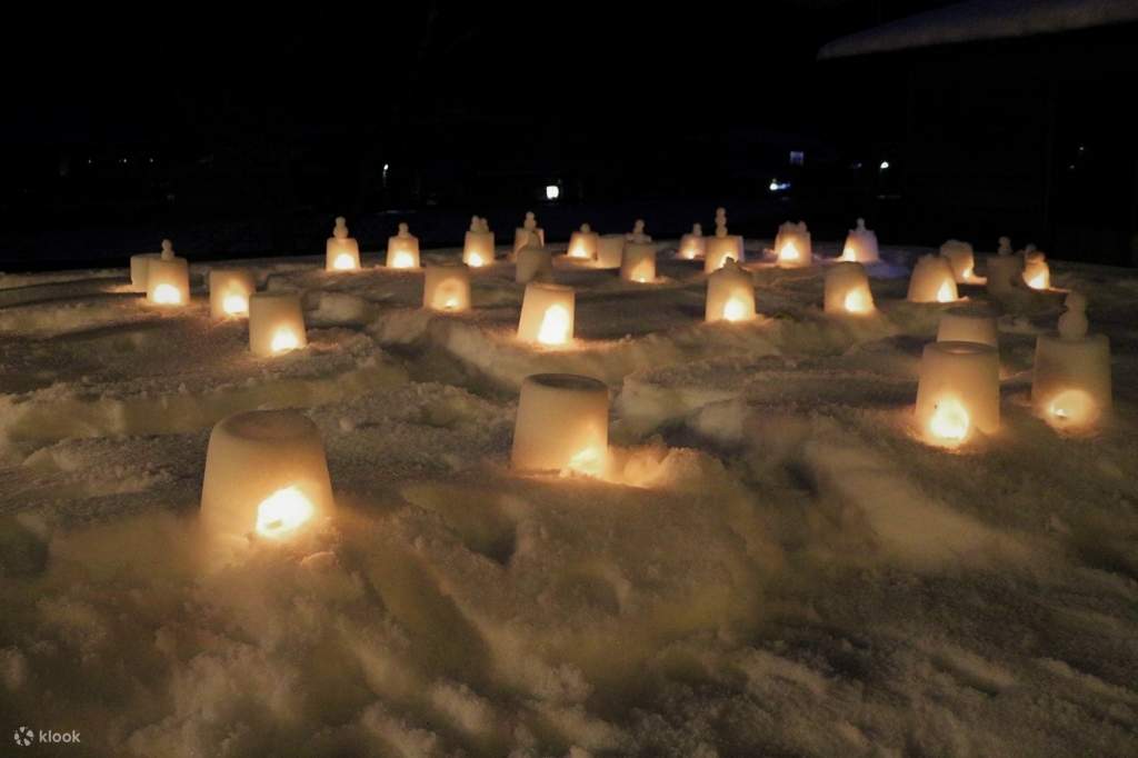 Miyama Thatched Cottage Snow Lantern Gallery Lighting Day Tour - Klook ...