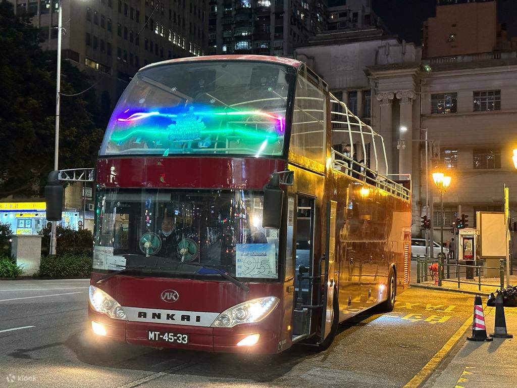 Macau Open Top Bus Night Tour - Klook