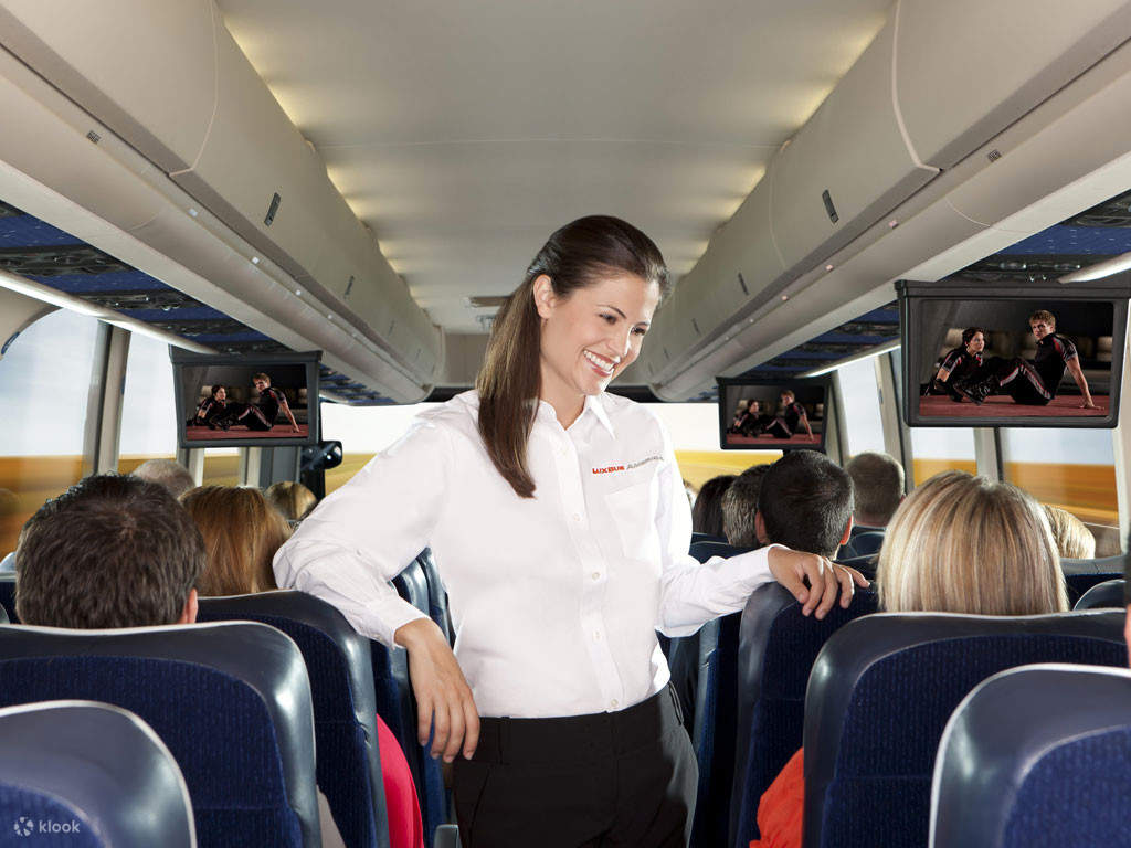 Shared Luxury Coach Transfers from Anaheim to Las Vegas by Lux Bus ...