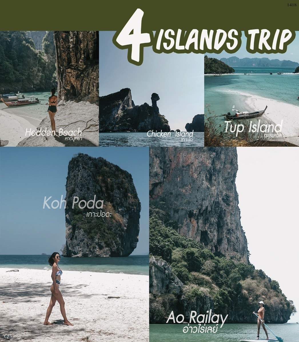 Private Krabi 4 Islands Private Tour By Luxury Longtail Boat in krabi - Klook India