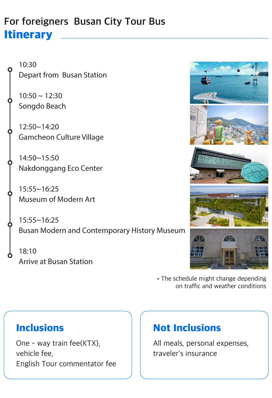 Busan City Tour Bus + Seoul-Busan KTX train ticket - Klook Philippines