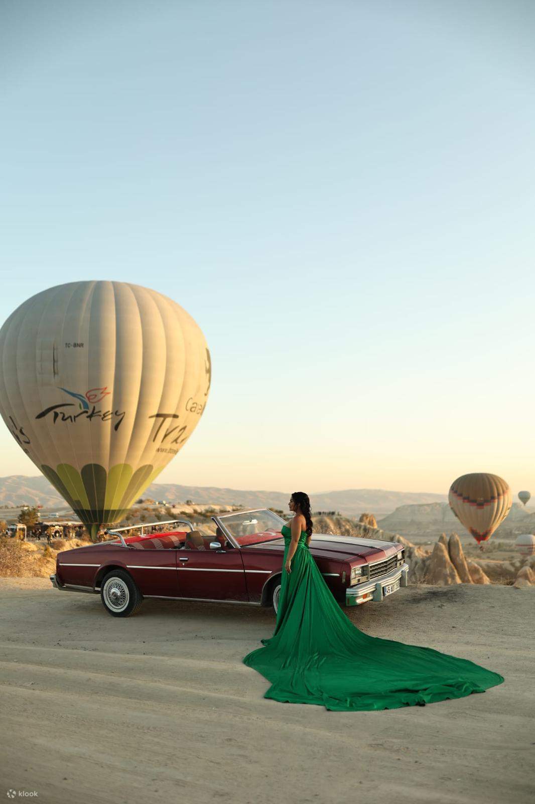 Classic Car and Balloon Chasing in Cappadocia - Klook Australia