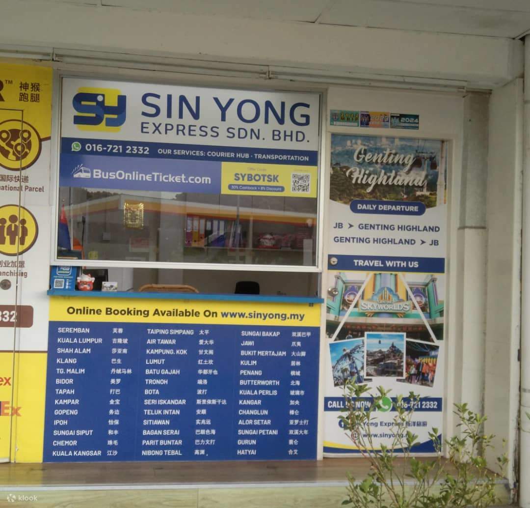 Johor Bahru - Genting Highland Bus oleh Sin Yong Express - Klook Indonesia