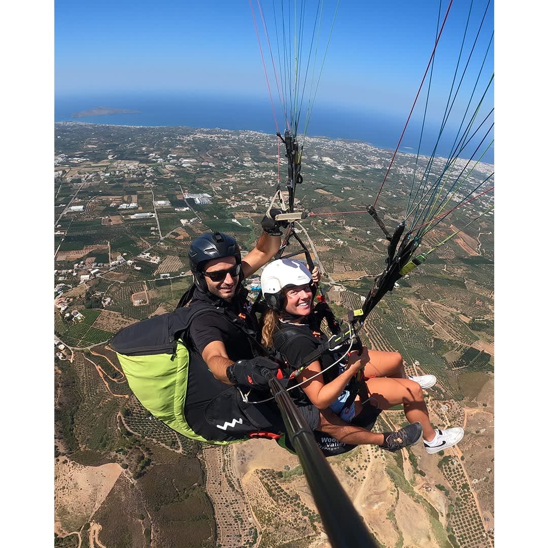 Thrilling Chania Paragliding Flight Experience - Soar Over Crete's ...