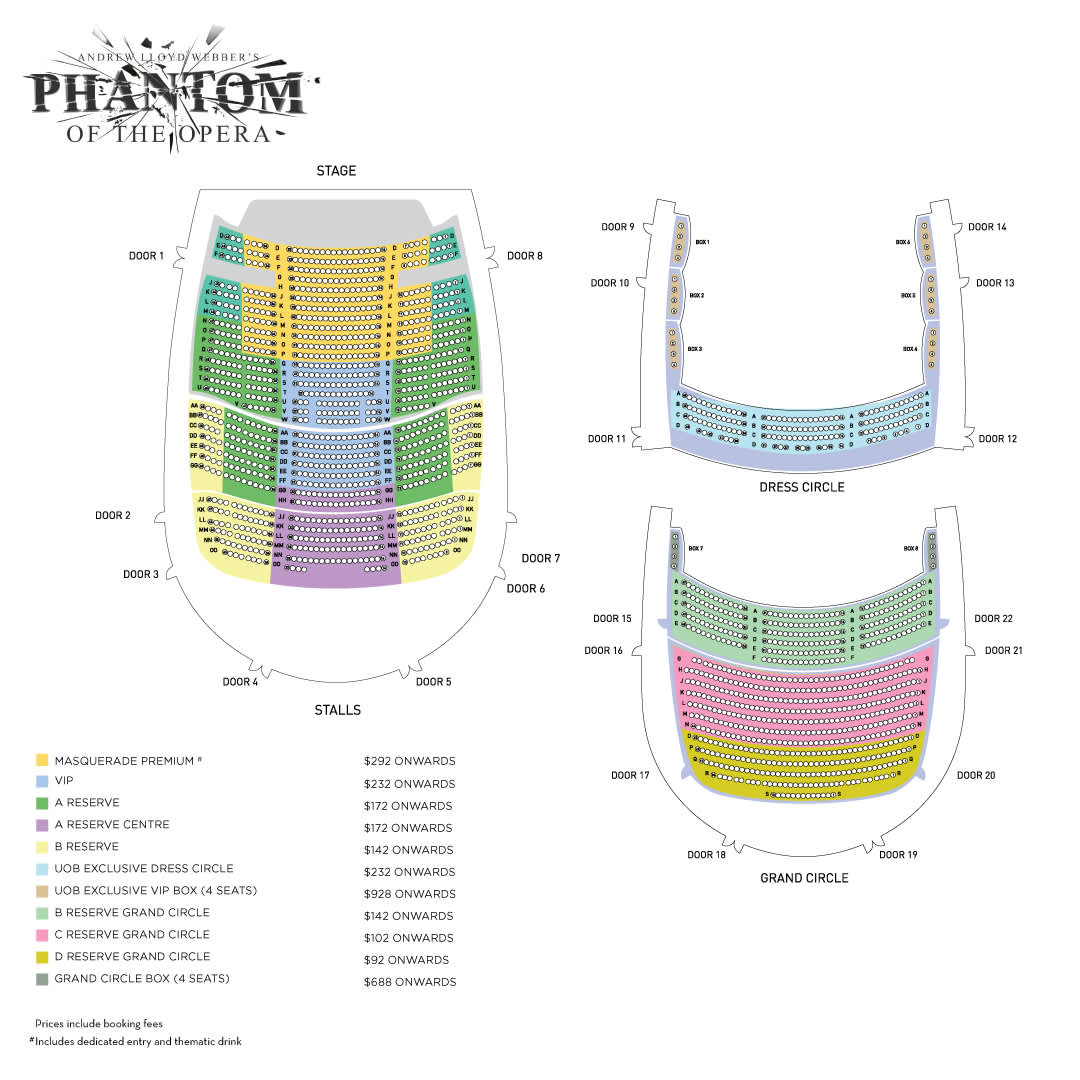The Phantom of the Opera at the Sands Theatre - Klook Singapore