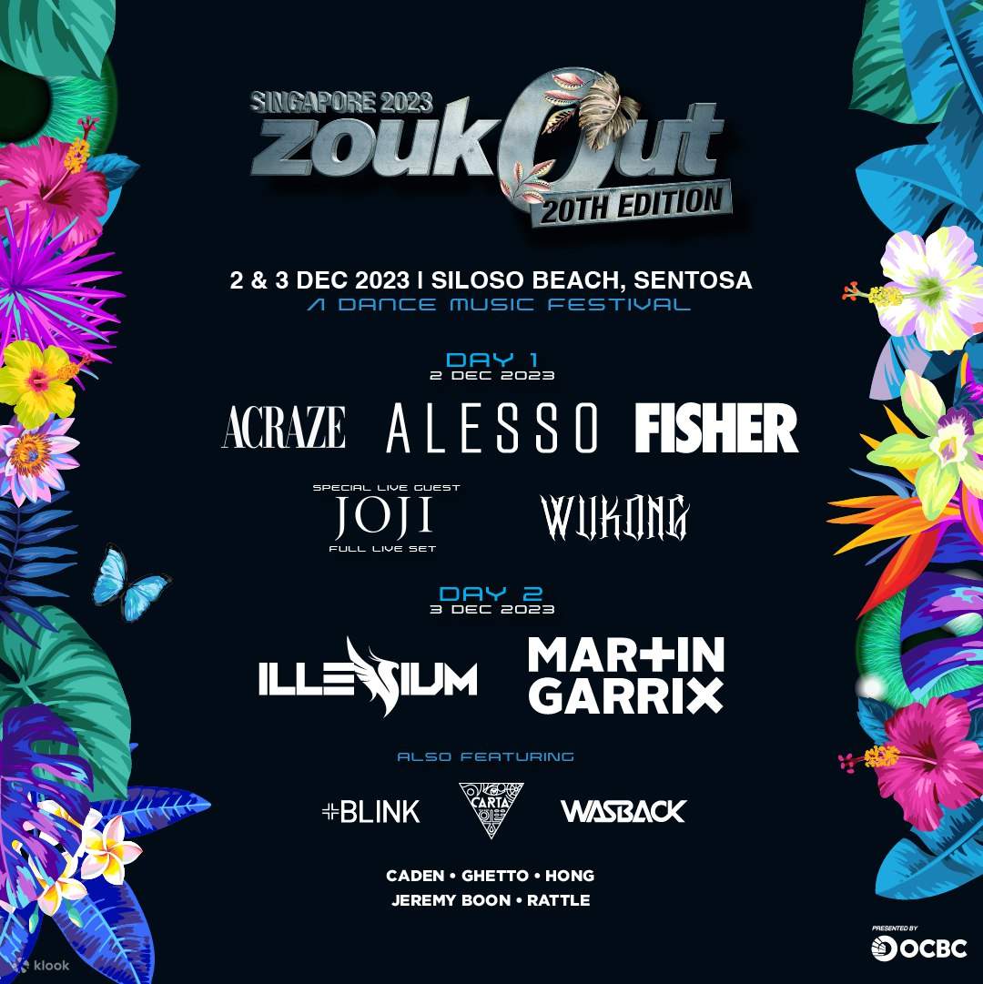 ZoukOut 2023 - Klook Singapore