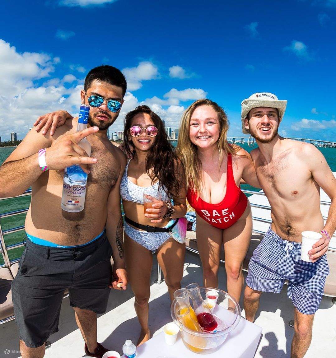 Experience the Ultimate Miami Vibes: Boat Party with Free Open Bar and Live DJ - Klook