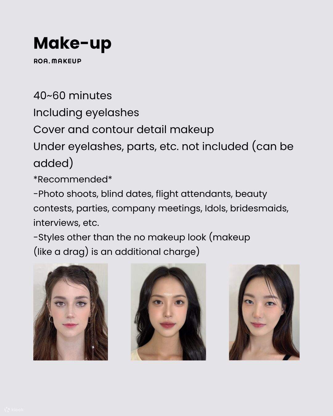 K-Beauty Make Up Experience at ROA.MAKEUP in Seoul - Klook