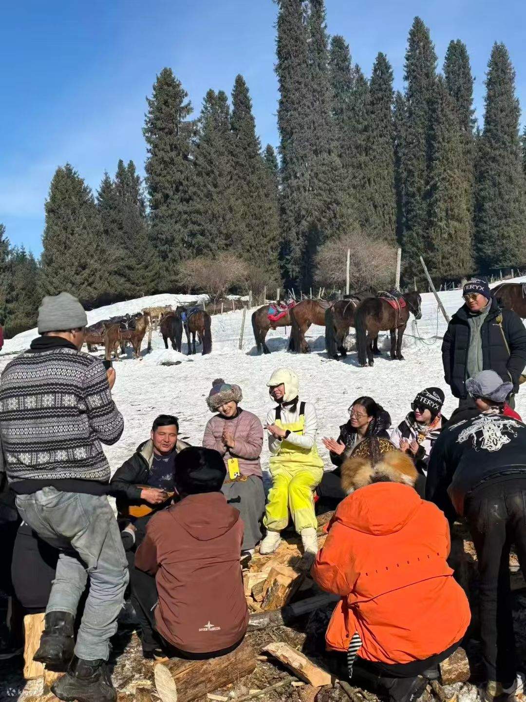 Xinjiang Ili Fun Explore Nomadic Winter Camp + Pasture Horseback Riding ...