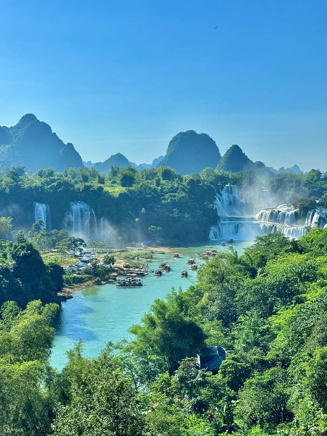 Guangxi Nanning Departure Detian Transnational Waterfall Scenic Area ...