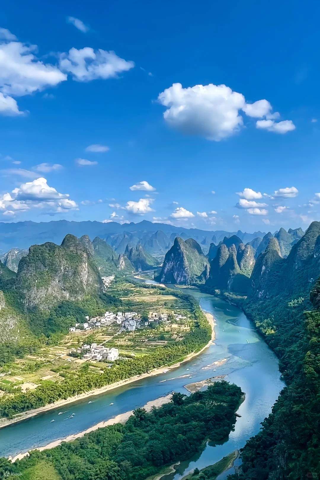 Guilin Waterfall River + Yulong River Xingping Ancient Town + 20 Yuan ...