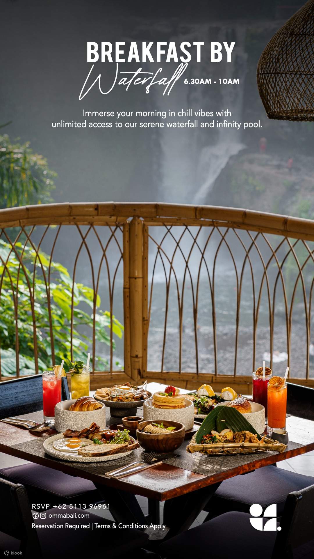 Omma Dayclub Day Pass in Ubud and Tegenungan Waterfall, Sukawati from ...