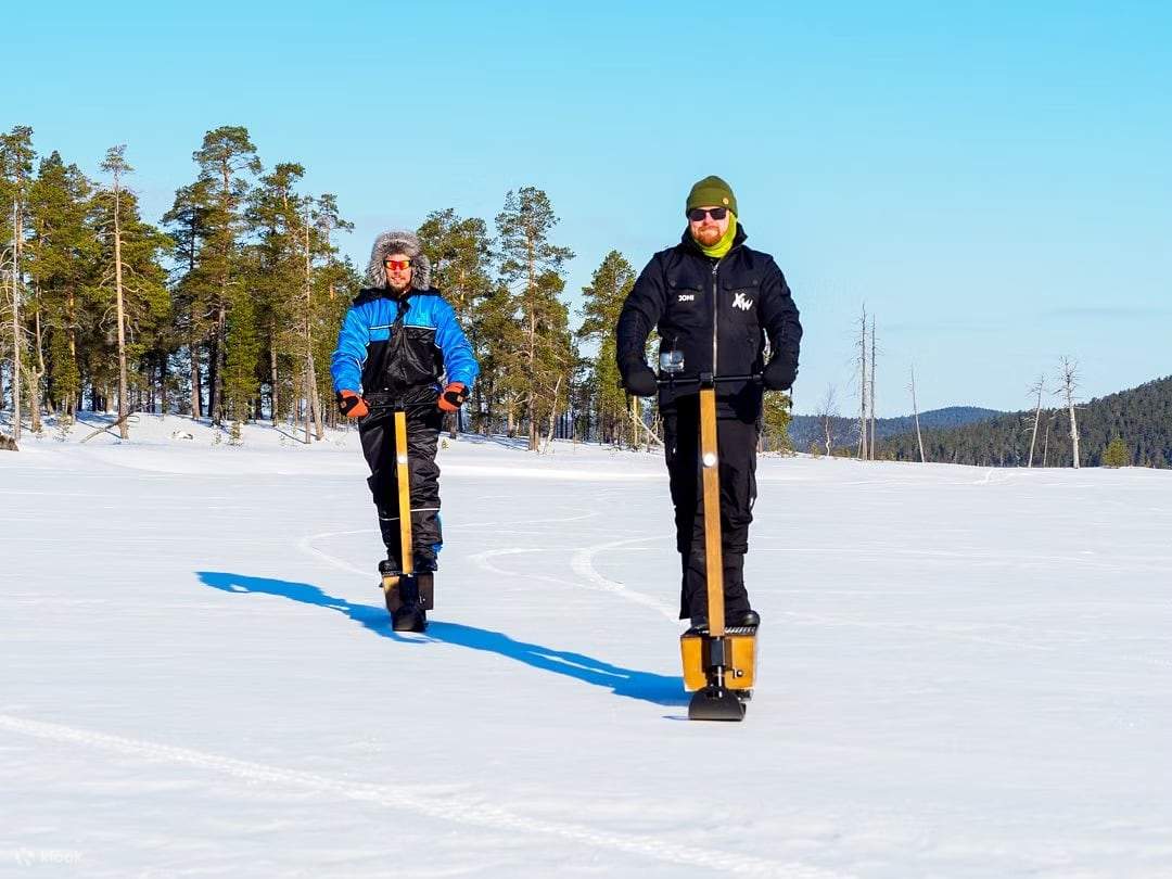 Electric Snowscootering in Lake Inari (2 hours) - Klook