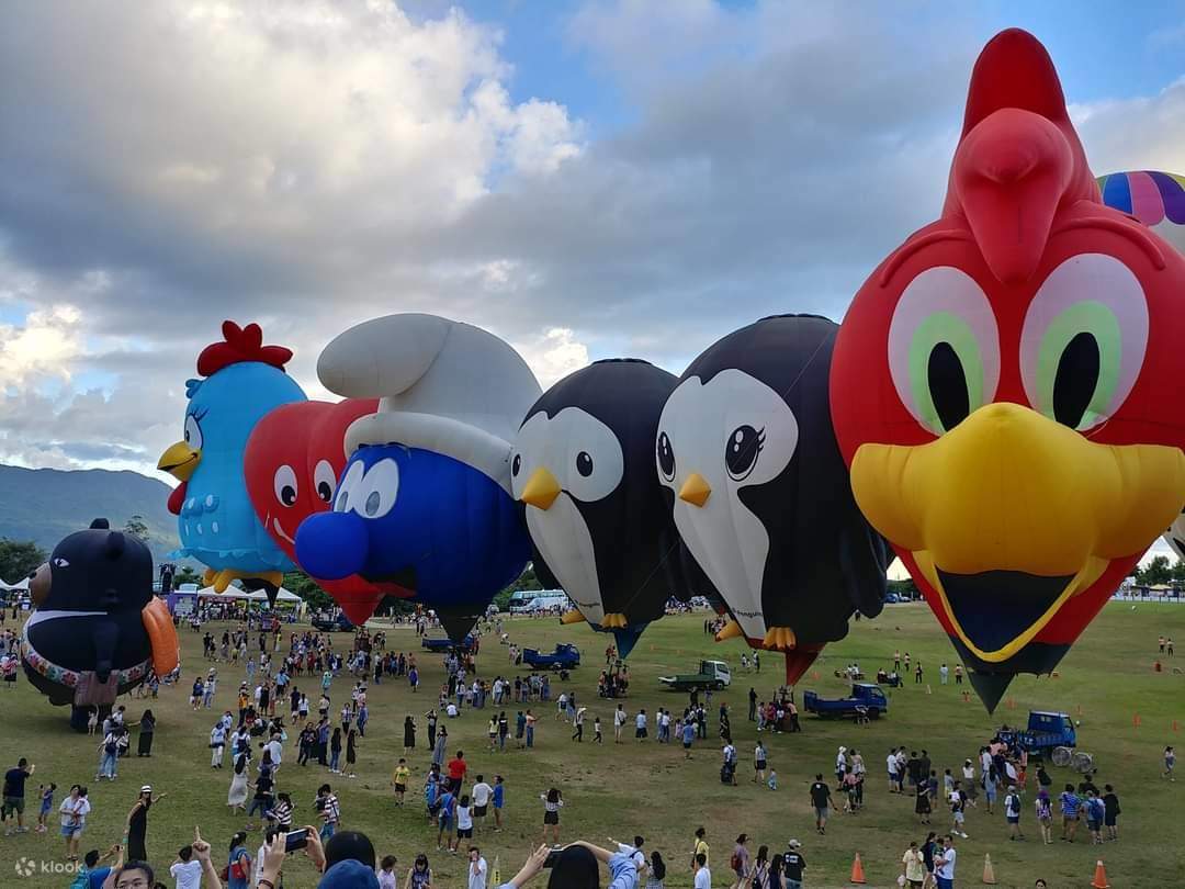 Taitung: Hot Air Balloon Carnival Half-Day Tour (Chishang Woodcarving ...