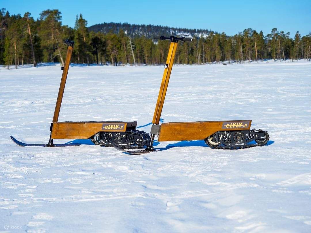 Electric Snowscootering in Lake Inari (2 hours) - Klook