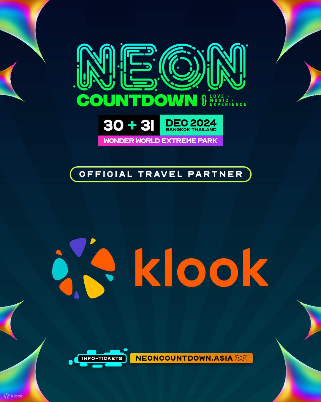 Neon Countdown 2024 - Klook