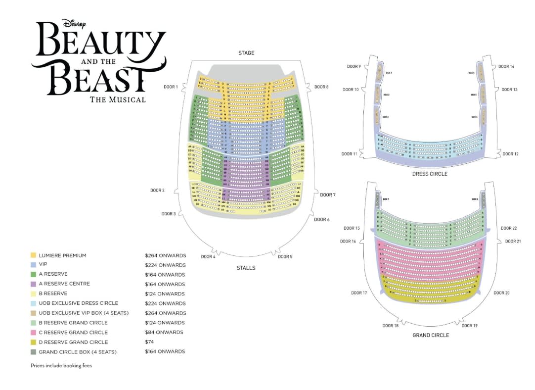 Disney's Beauty and the Beast at the Sands Theatre - Klook Singapore