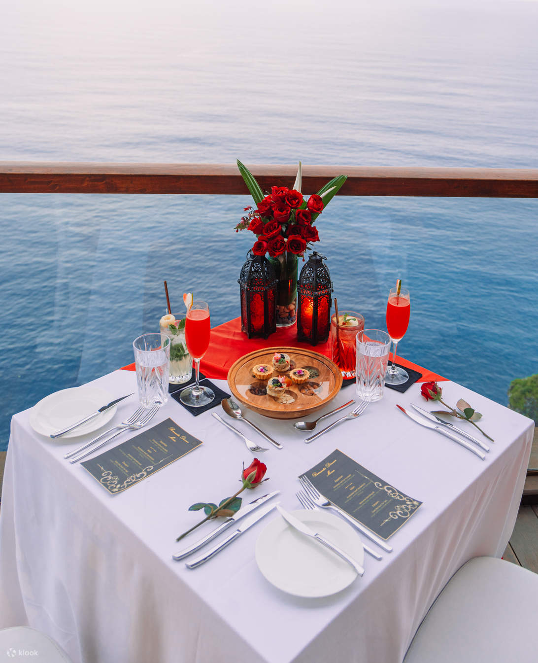 Spa and Romantic Dinner Package at Cliff Bar by The Edge Bali - Klook