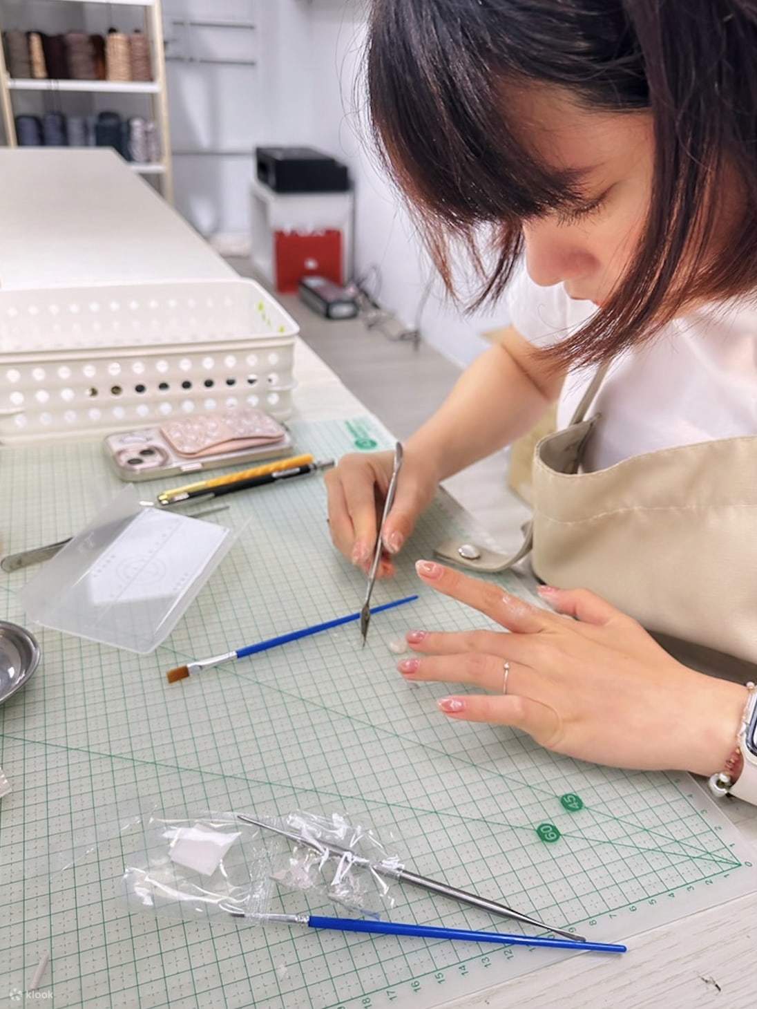 Taipei: L.A.B Gemstone Elements - Silver Clay Ring Course/Necklace ...