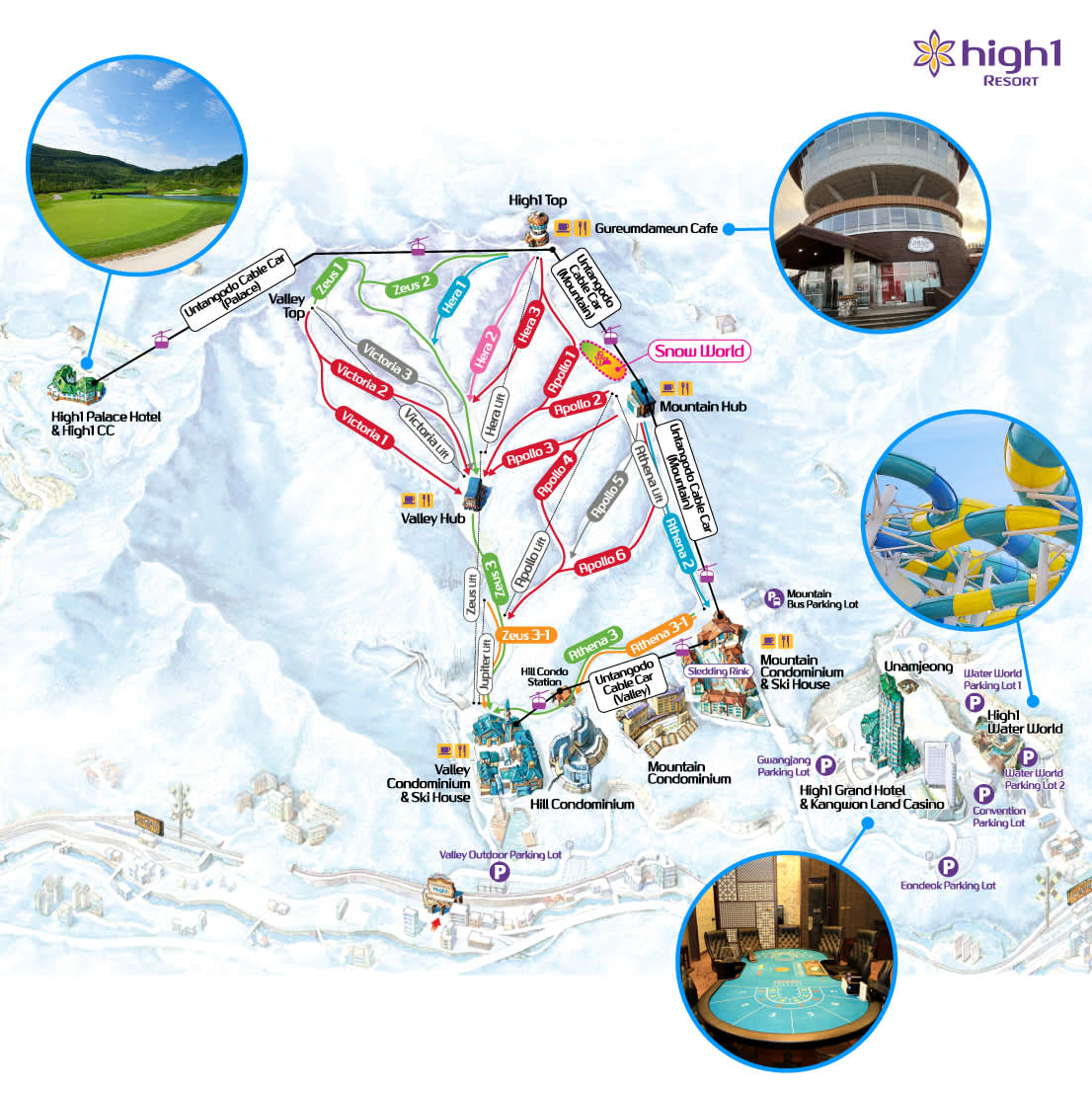 High1 Ski Resort: Room & Lift & Gear Package for 2D1N, 3D2N, 4D3N ...