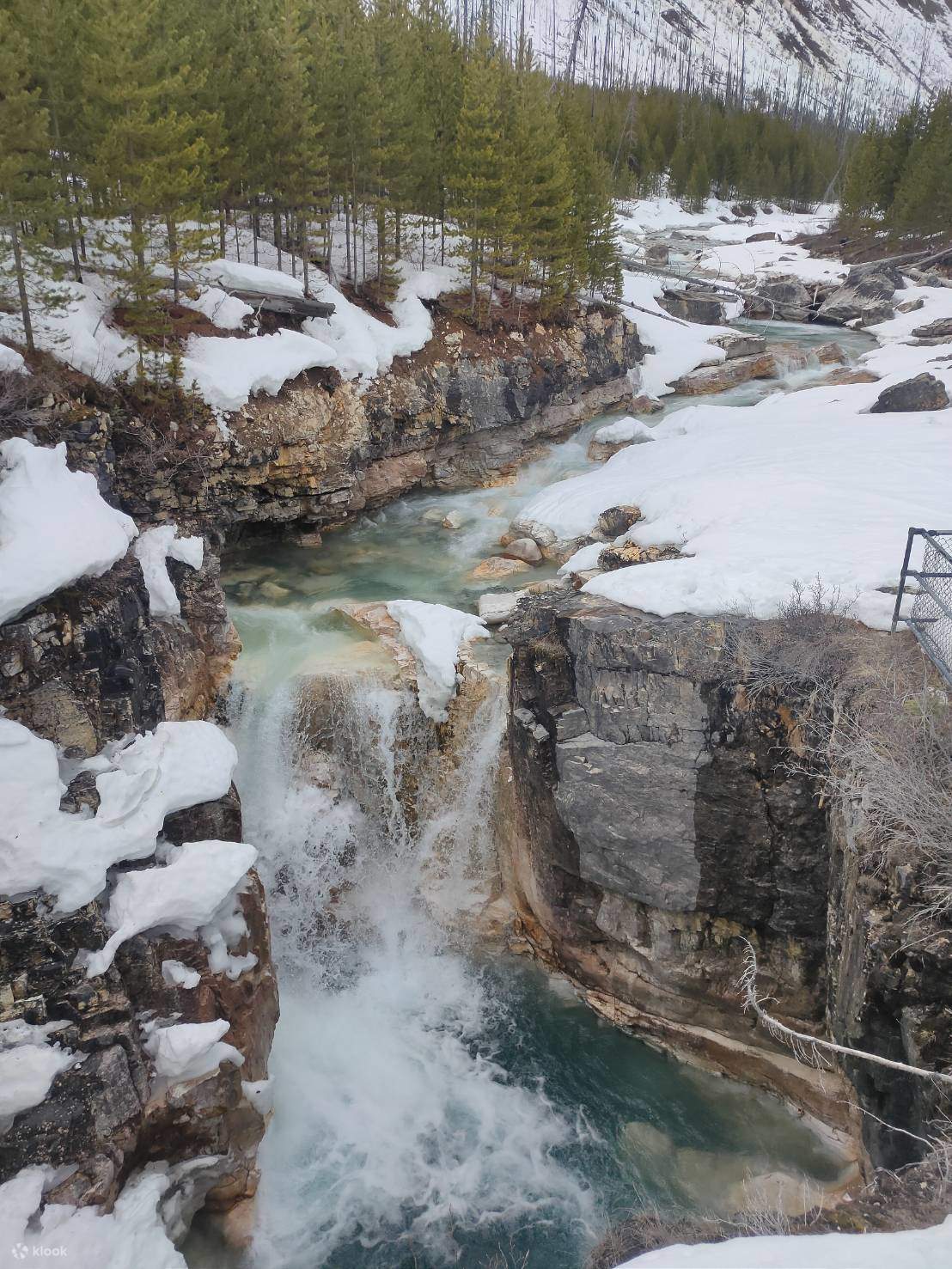 Winter Tour Banff Town, Lake Louise and Marble Canyon Icewalk - Klook ...