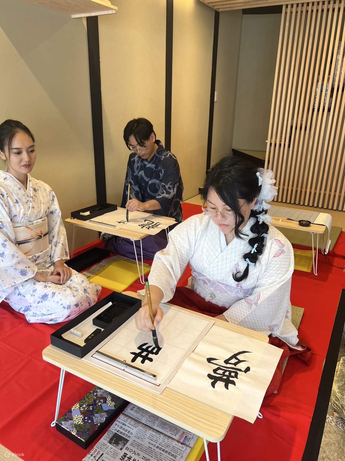 Kyoto : calligraphy experience - Klook United States