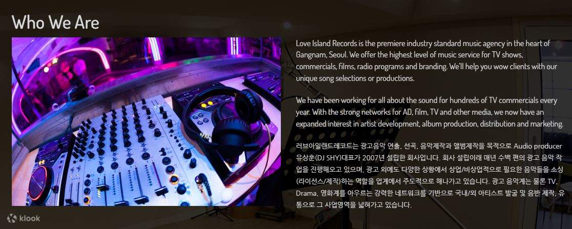 K-POP Recording Experience: One-Day Class at LOVE ISLAND RECORDS ...