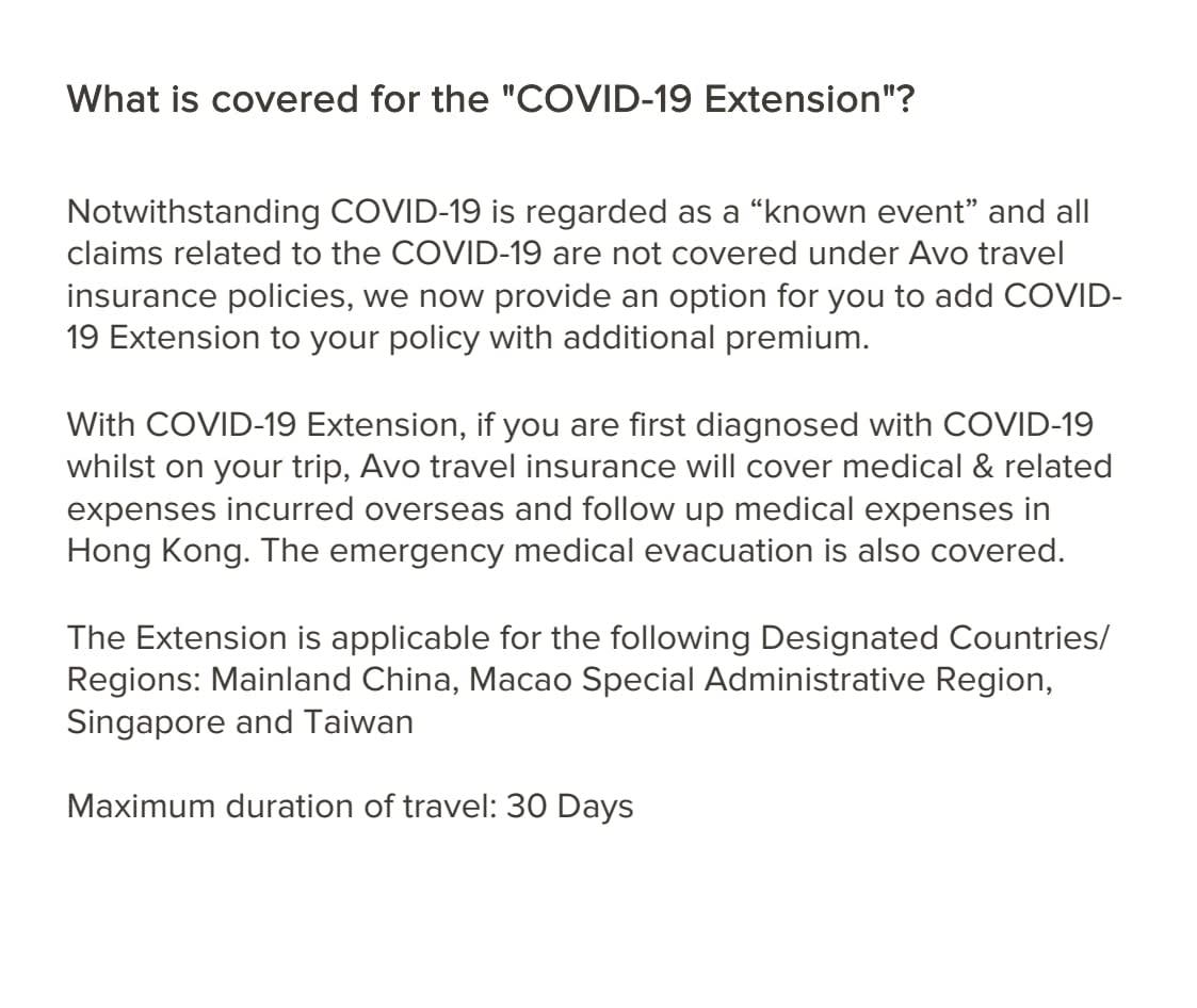 Hong Kong Outbound Travel Insurance by Avo - Klook