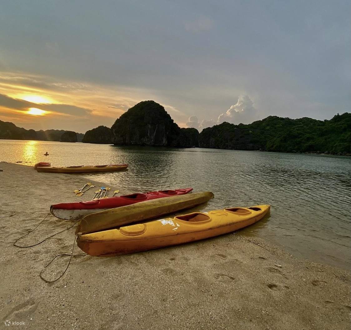 Sunset & Plankton Bioluminescent Night Kayak from Cat Ba island ...
