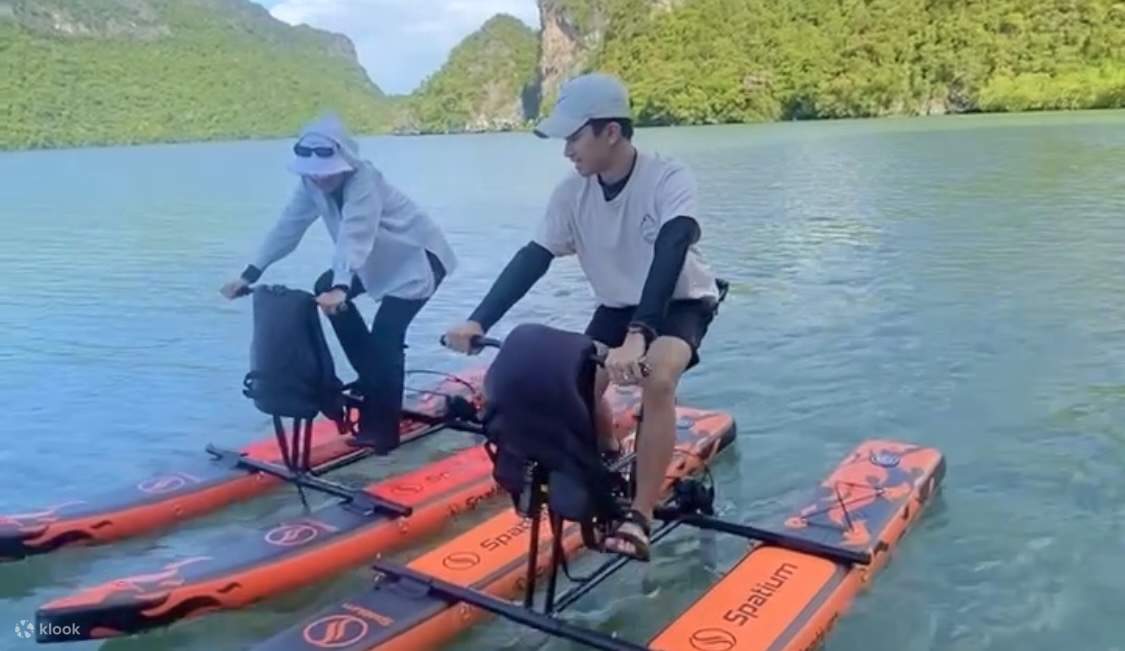 发现天堂:兰卡威双体船自行车之旅进行岛屿探索 Klook客路