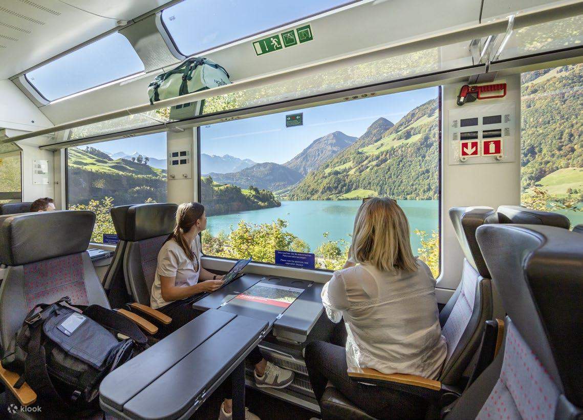 Lucerne-Interlaken Premium Panoramic Train Seat Reservation - Klook ...
