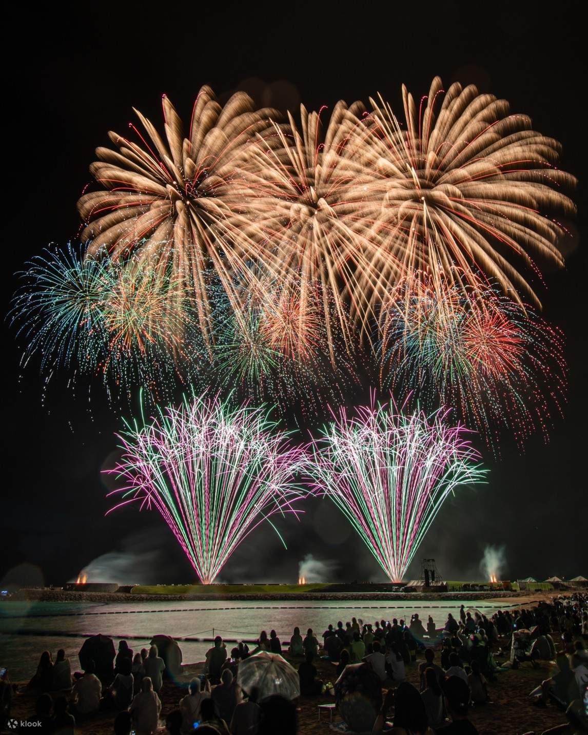 Okinawa fireworks illusion 2023: Admission + Blue Seal Ice Cream Set ...