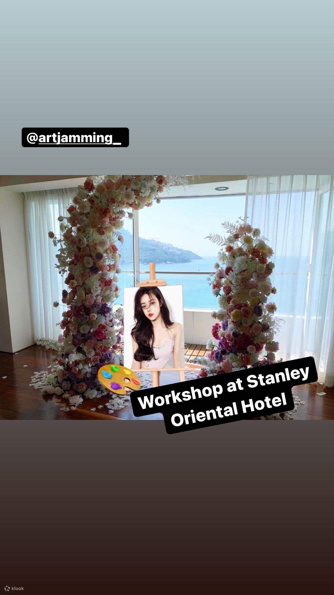 Self-portrait-paint by numbers - Klook Singapore