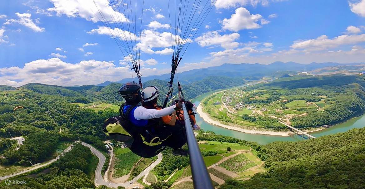 Danyang paragliding experience Thesen - Klook