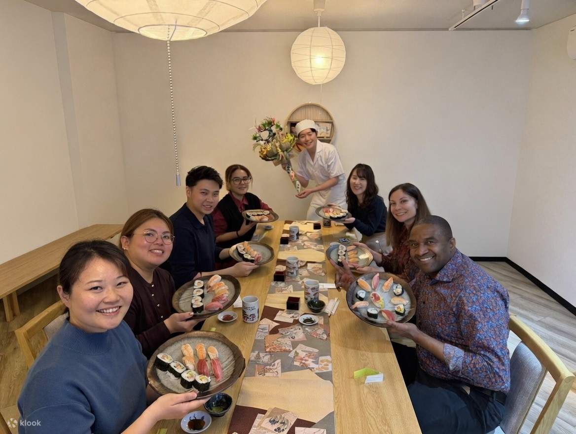 Asakusa Tokyo Sushi Making: Sake Barrel Toast & Matcha Finale - Klook ...