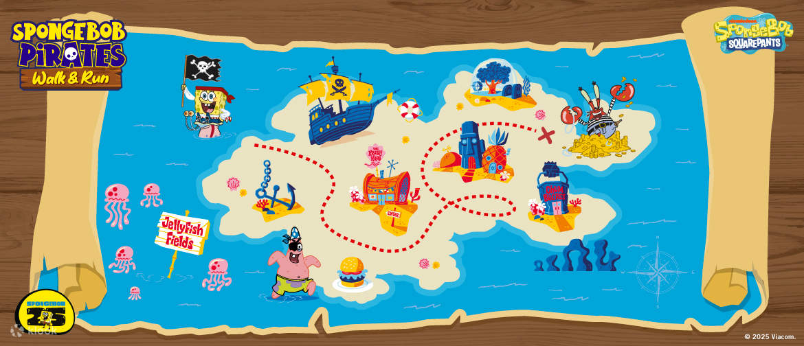 SpongeBob Pirate Walk & Run 2025 - Klook États-Unis